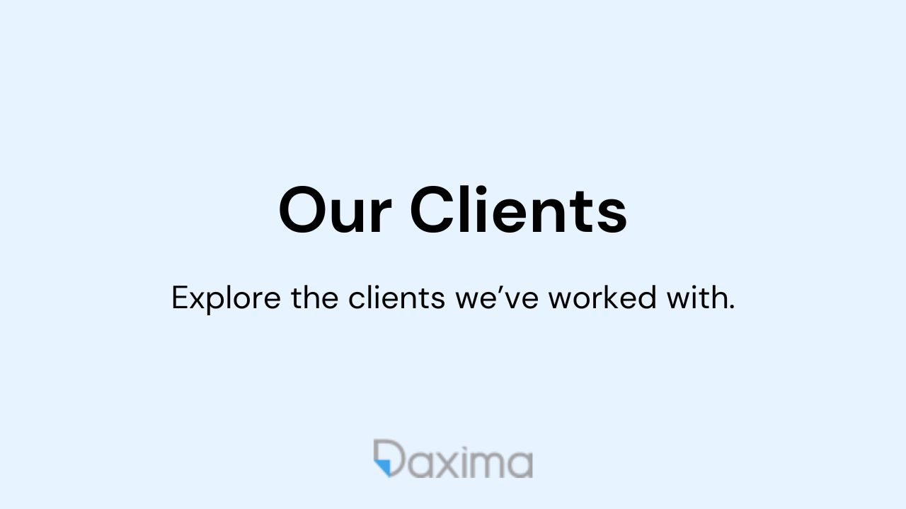 Our Clients - Daxima